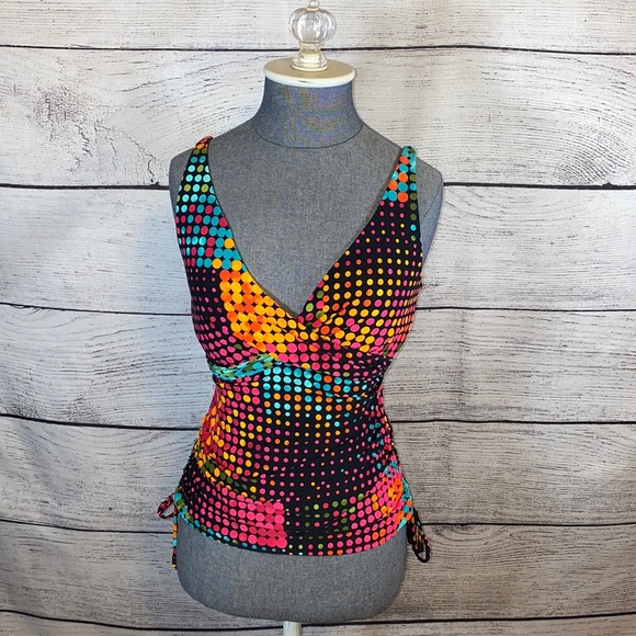 Captiva | Swim | Captiva Polka Dot Multi Color Swimsuit Tank | Poshmark